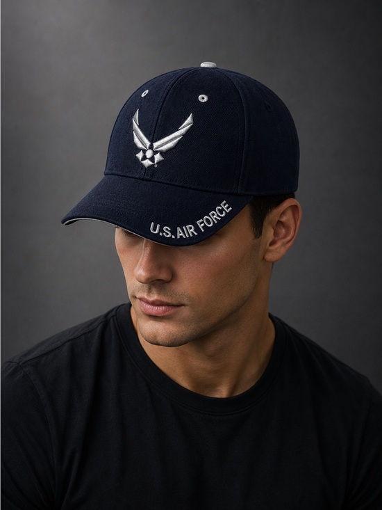 Us Air Force | Accessories | Vintage Us Air Force Hat Cap Navy Blue ...